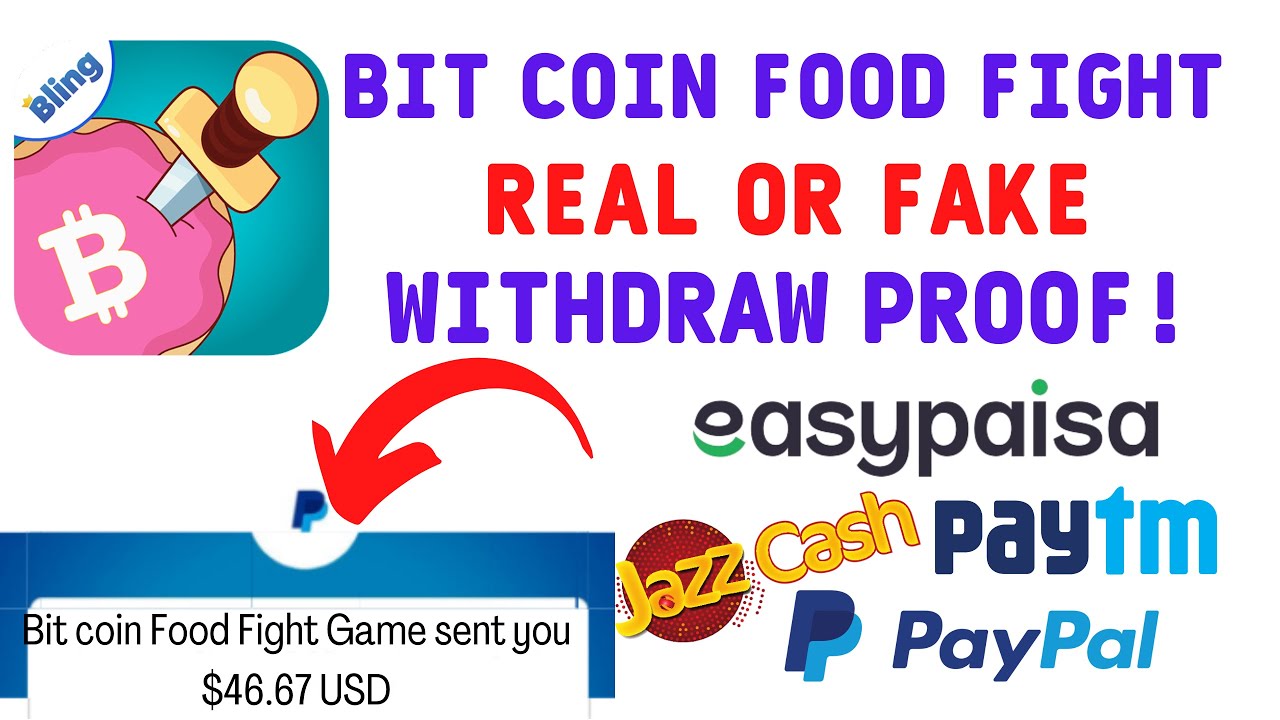 Bitcoin Food Fight Payment Proof, Bitcoin Food Fight Cash Out, Bitcoin ...