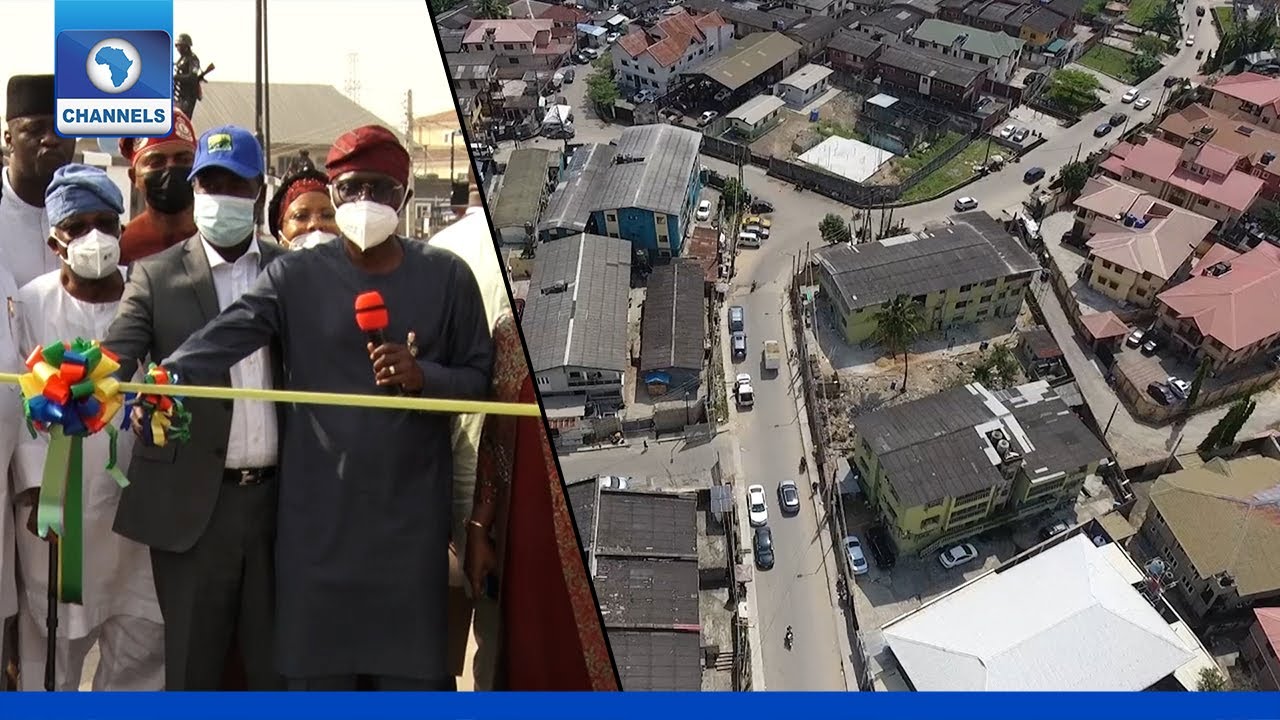 Sanwo-Olu Commissions Network Of Nine Roads In Kosofe LGA - YouTube