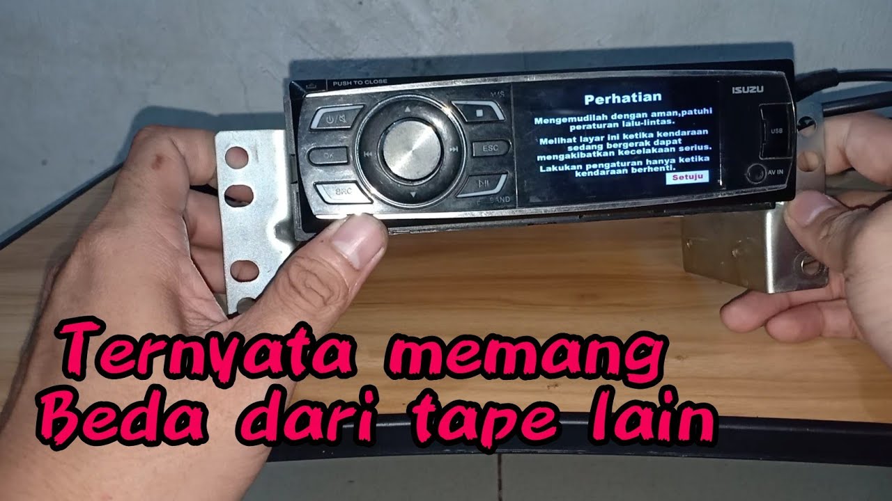 Cara mengunakan tape mobil ISUZU - YouTube