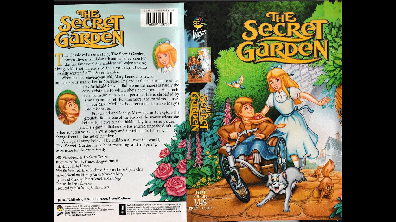 The Secret Garden VHS Beginning Promo - YouTube