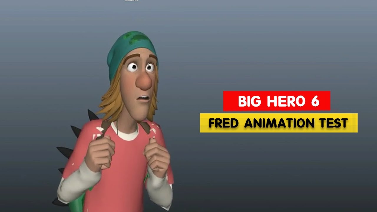 Big Hero 6 - Fred Animation Test - Animation Breakdown - 3D Animation ...