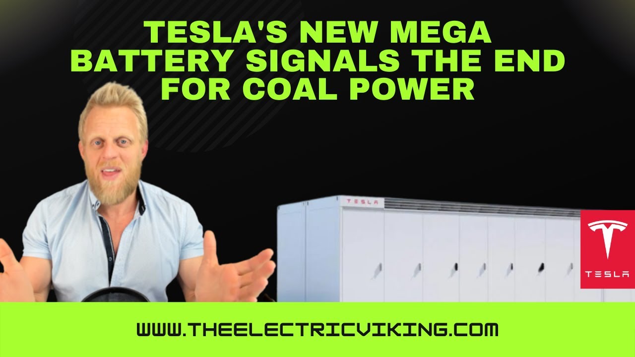 Tesla's new MEGA battery signals the end for COAL power - YouTube