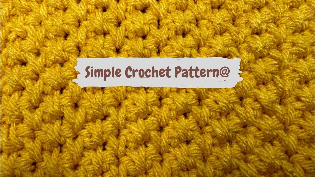 Amazing Crochet Pattern. Detailed Tutorial - YouTube