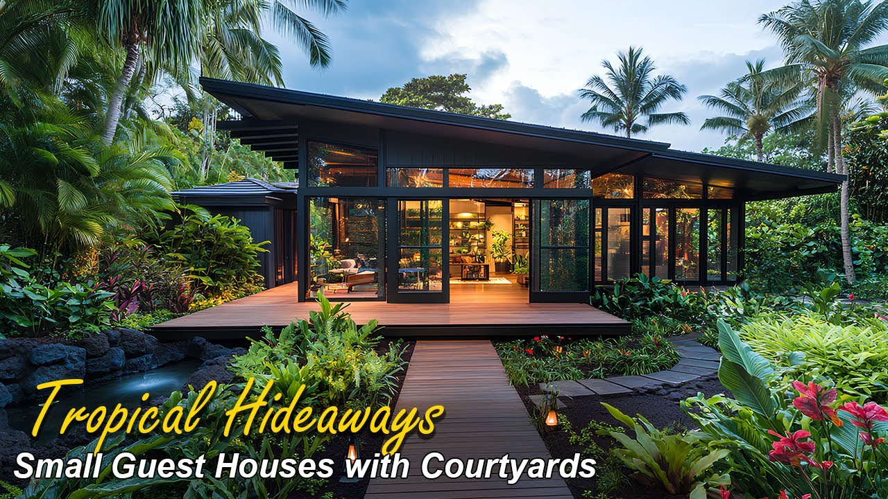 Island-Inspired Hideaways: Cozy Guest Houses with Courtyard Charm - YouTube