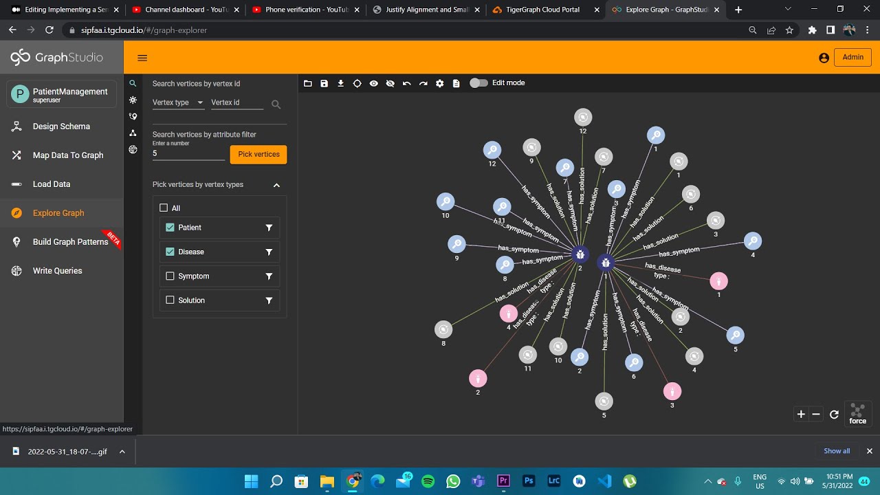 Tiger Graph Tutorial - Explore the Knowledge Graph - YouTube
