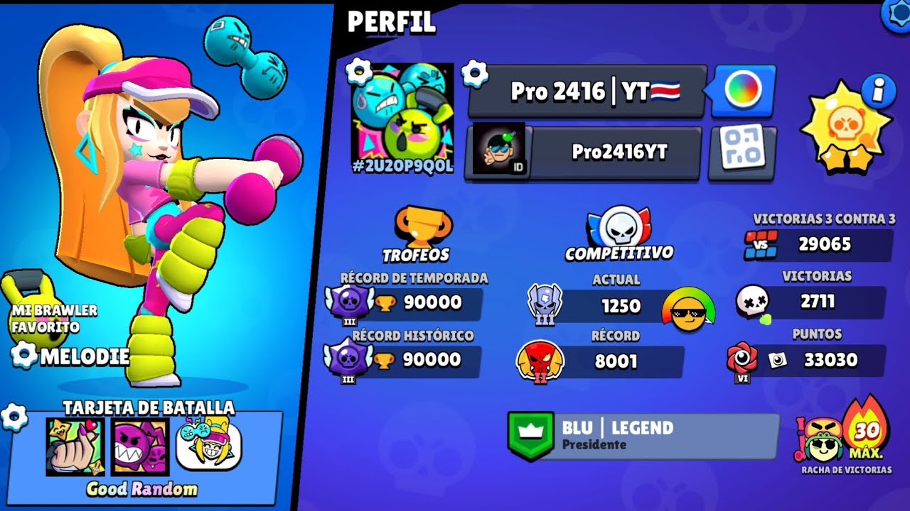 llego a las 90k Trofeos y Top #469 de Costa Rica - Brawl Stars - YouTube
