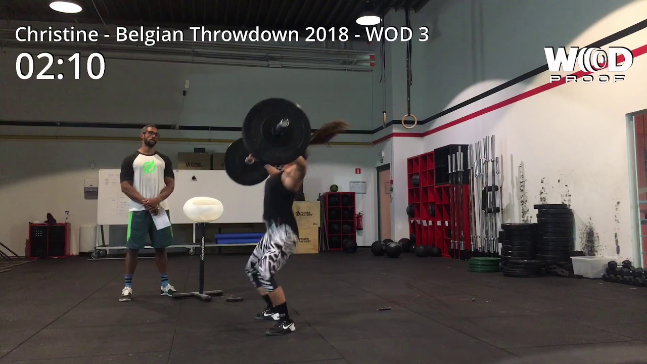 Belgian Throwdown - Wod 3 - Christine - YouTube