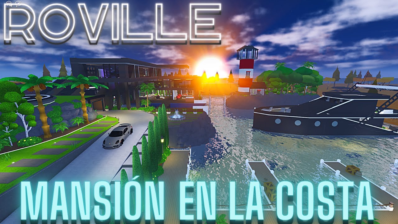 MANSIÓN en la COSTA Roville house CODES ROBLOX - YouTube