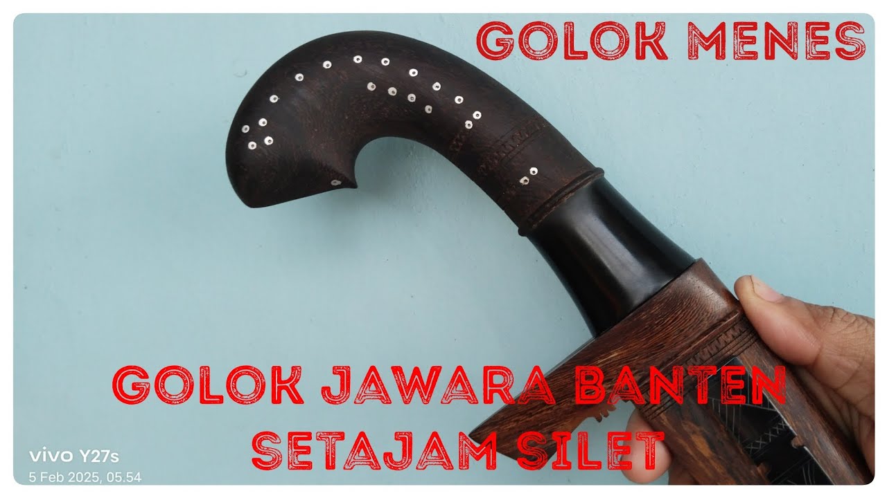 Golok menes banten setajam silet - YouTube