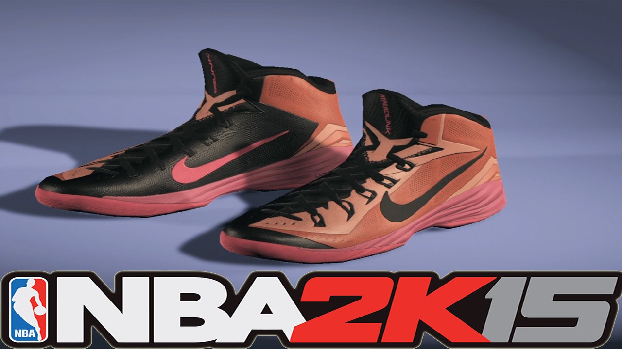 NBA 2K15 Next Gen Shoes - Nike Hyperdunk 2014 Bright Mango - YouTube