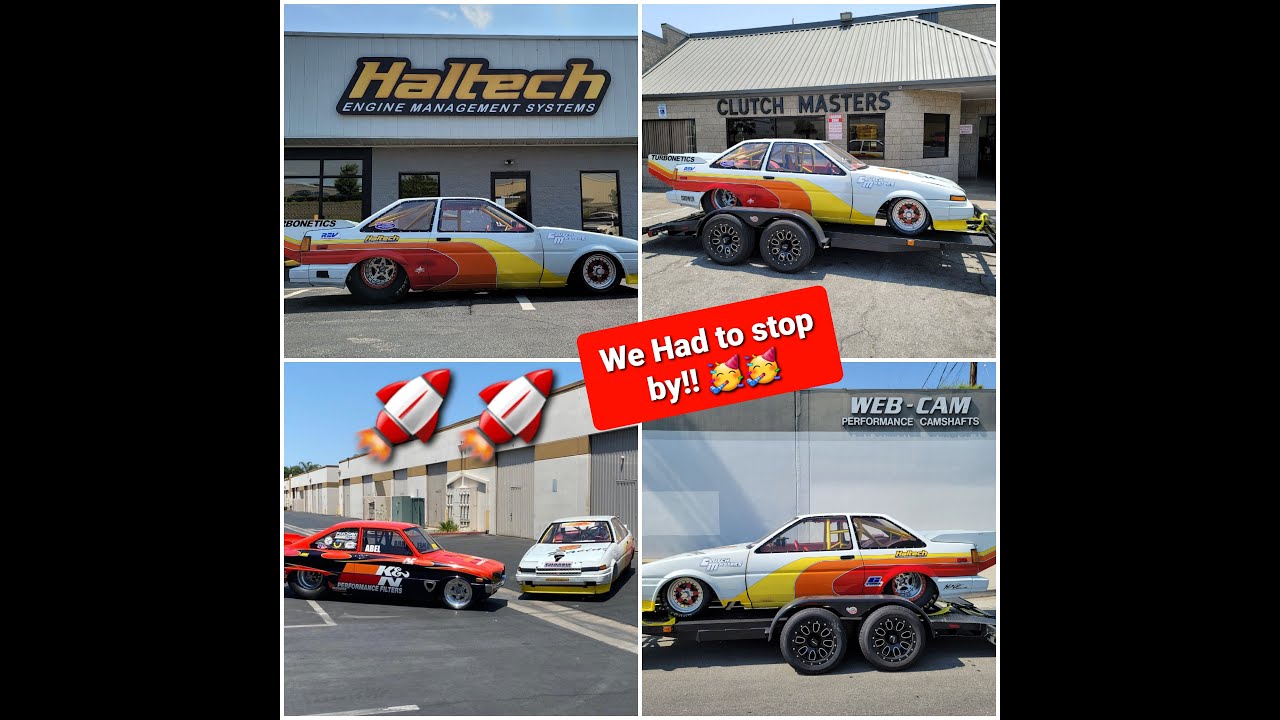 AE86 visits Haltech, Clutchmaster, Web Camshafts and Flaco Racing ...