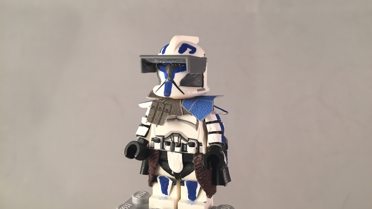 Lego Star Wars Custom Clone Captain Rex - YouTube