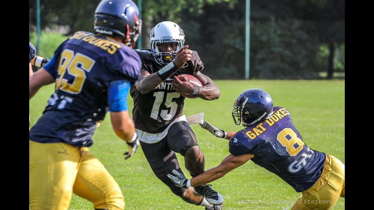 Pancevo PANTHERS - Gat Novi Sad Dukes, detalji sa utakmice - YouTube