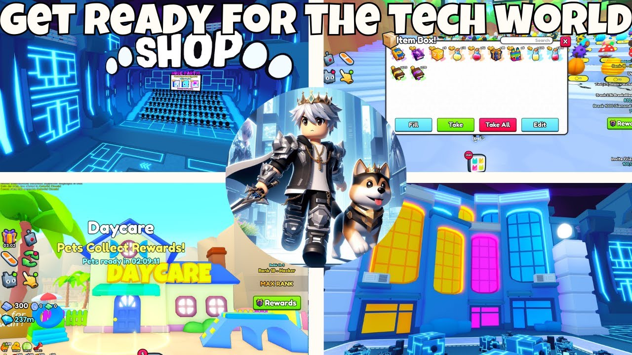 How to get ready for the upcoming Tech World update in Petsim99 - YouTube