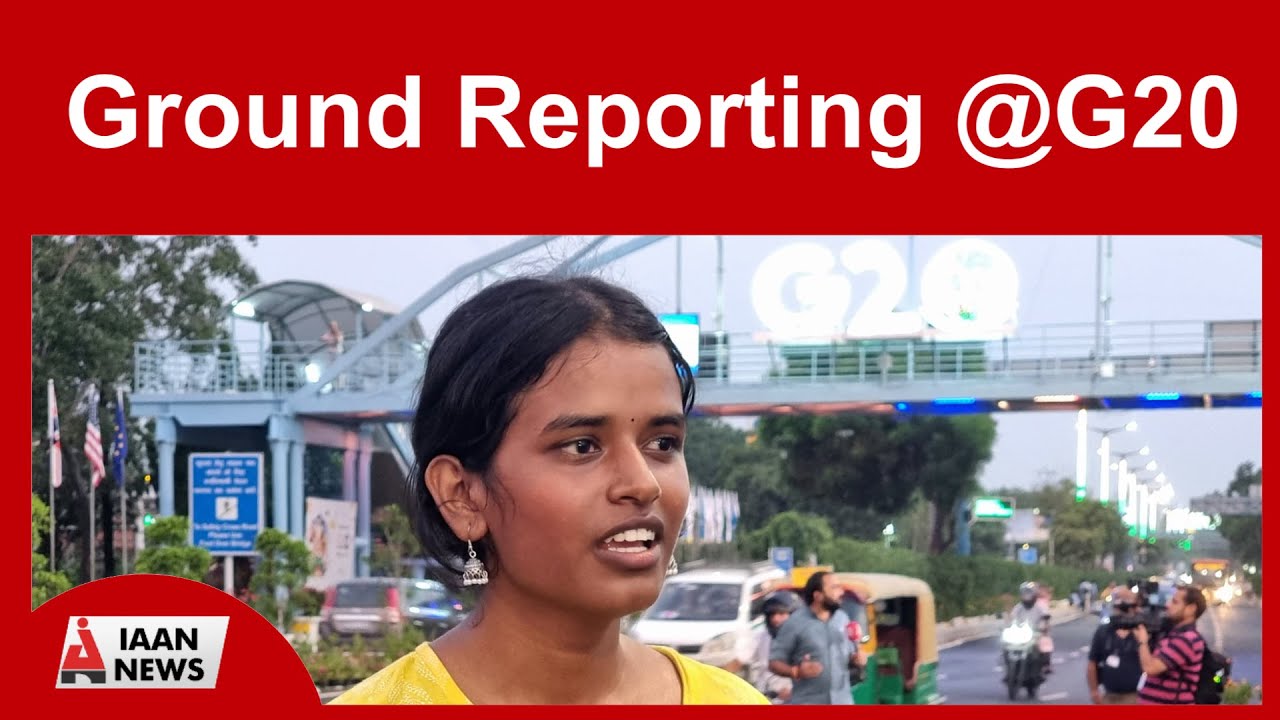 Ground Reporting on G20 venue - YouTube