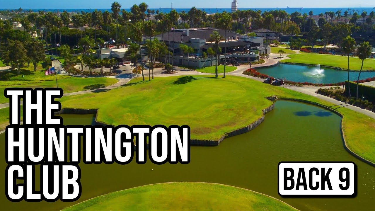 My Putter was on FIRE!! | The Huntington Club BACK 9 Course Vlog with ...