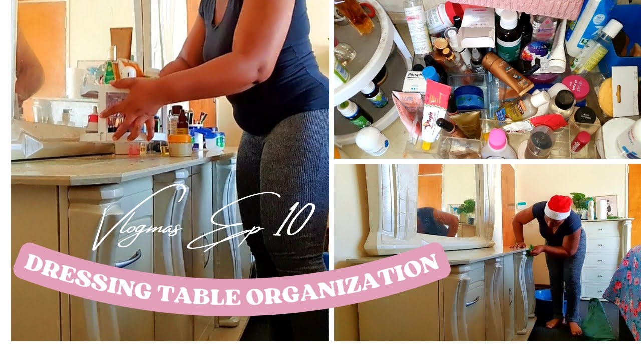 Clean With Me| Dressing Table Organization + Book Organization - YouTube