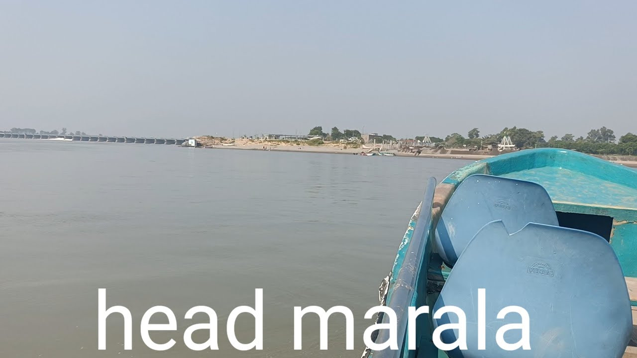 head marala sialkot Pakistan .head marala picnic point river Chenab ...