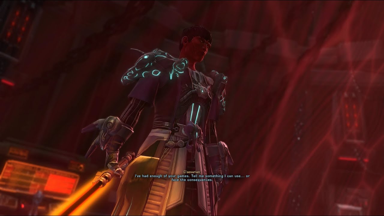SWTOR Old Wounds | Threaten Malgus in his Cell - YouTube
