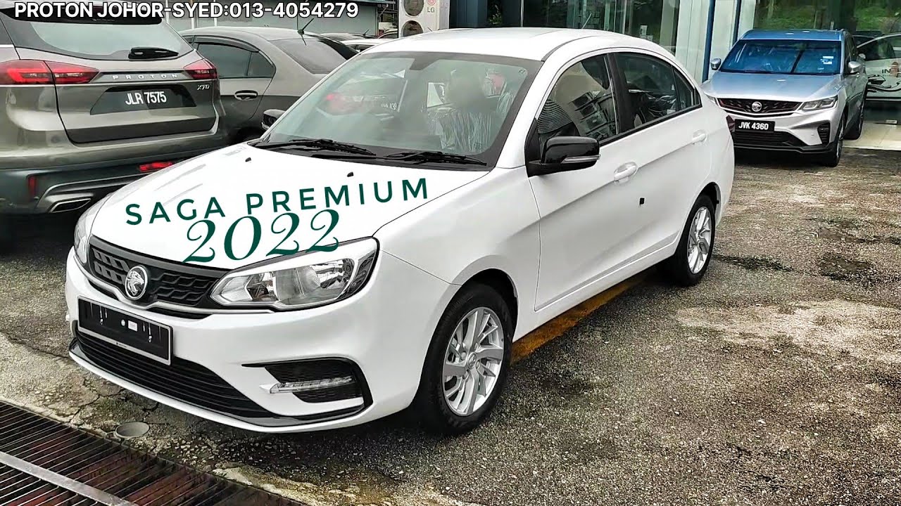 PROTON SAGA PREMIUM PUTIH SNOW WHITE 2022 MC2 1.3VVT - YouTube