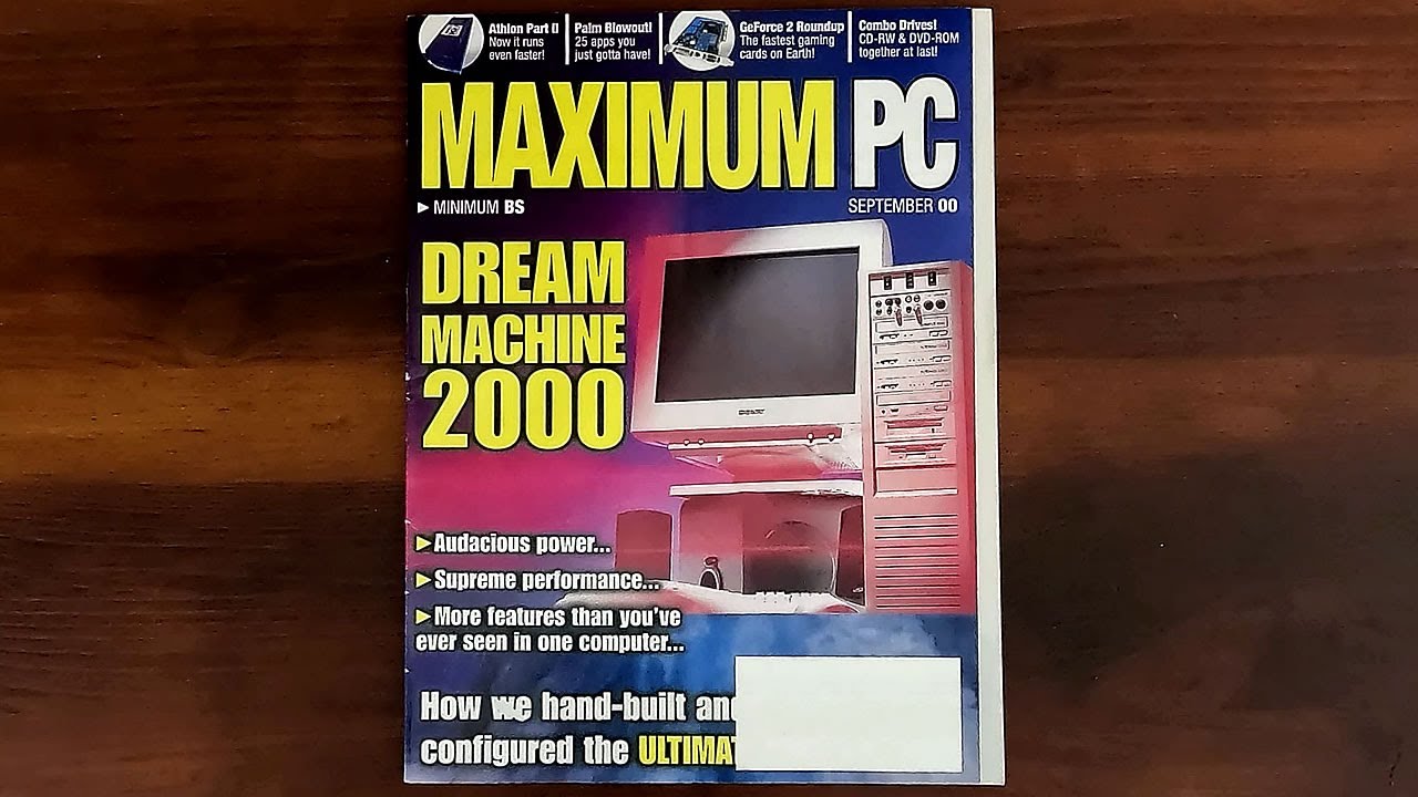 Year 2000 ULTIMATE Dream Machine! 24 Years Ago | ASMR Magazine Flip ...