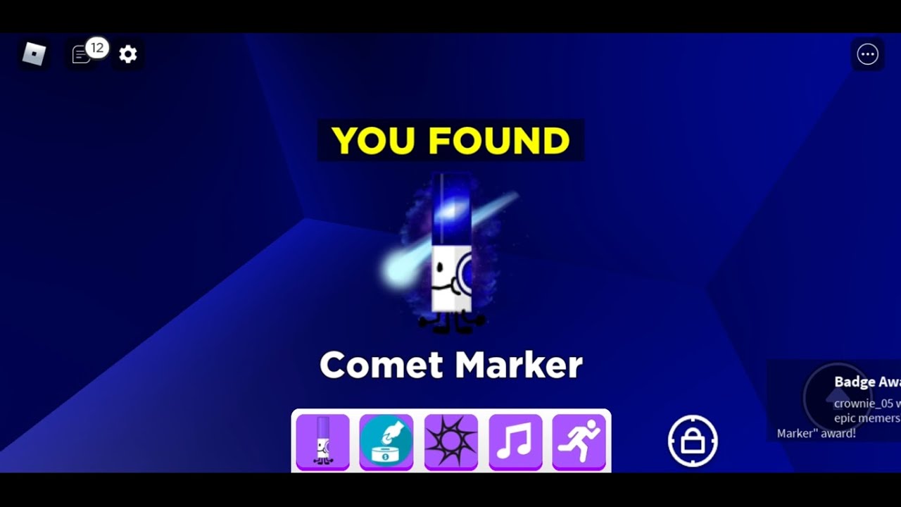 How to get 'Comet Marker' | Dryerase To Space! | Roblox Find The ...