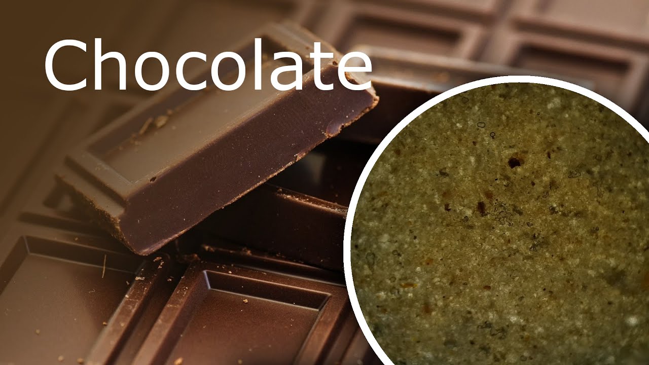 Milk Chocolate Under a Microscope - YouTube