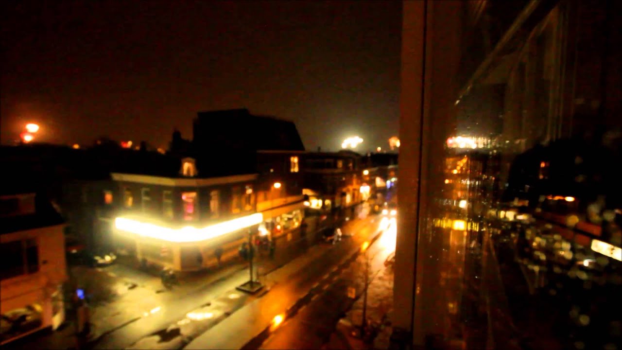 Crazy New Years Fireworks in Utrecht, Netherlands - YouTube