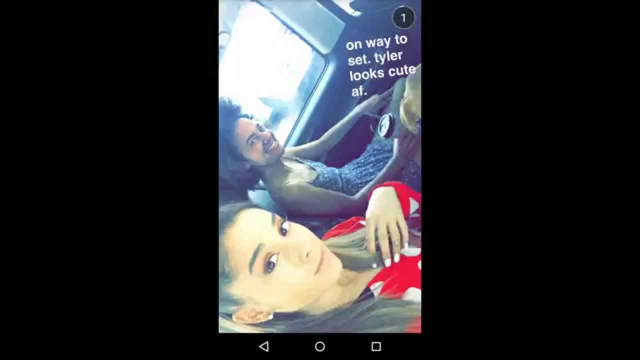 Ariana Grande aka Moonlightbae on Snapchat - YouTube