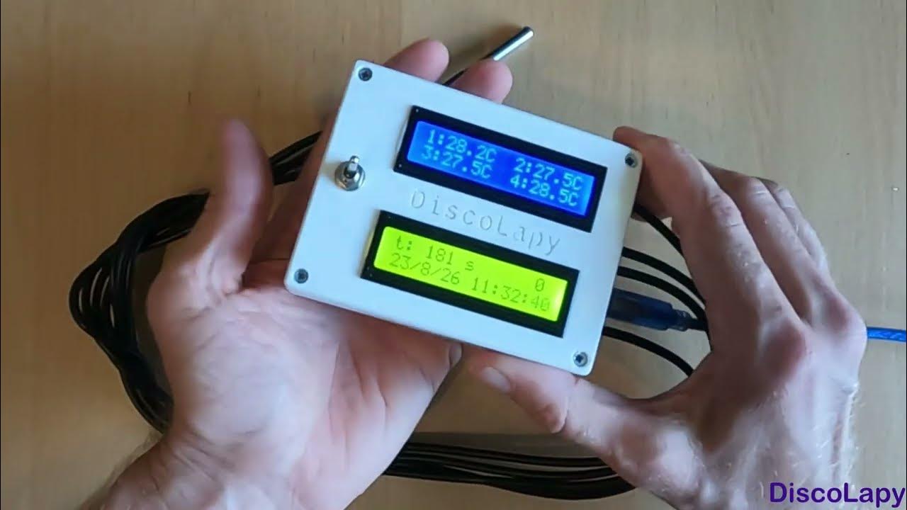 4 Channel Temperature Data Logger – Tutorial Part 1 - YouTube