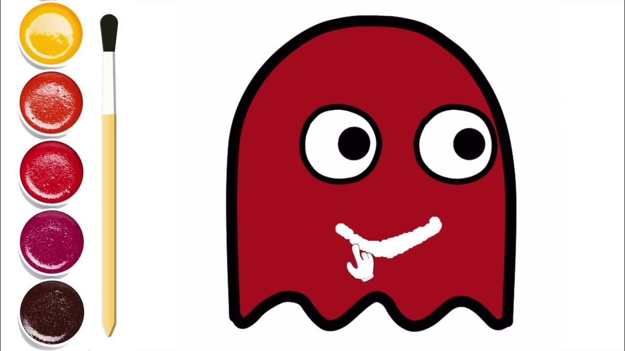 How to Draw Pac Man - Step By Step - Drawing For Kids - Doodle Pad ...