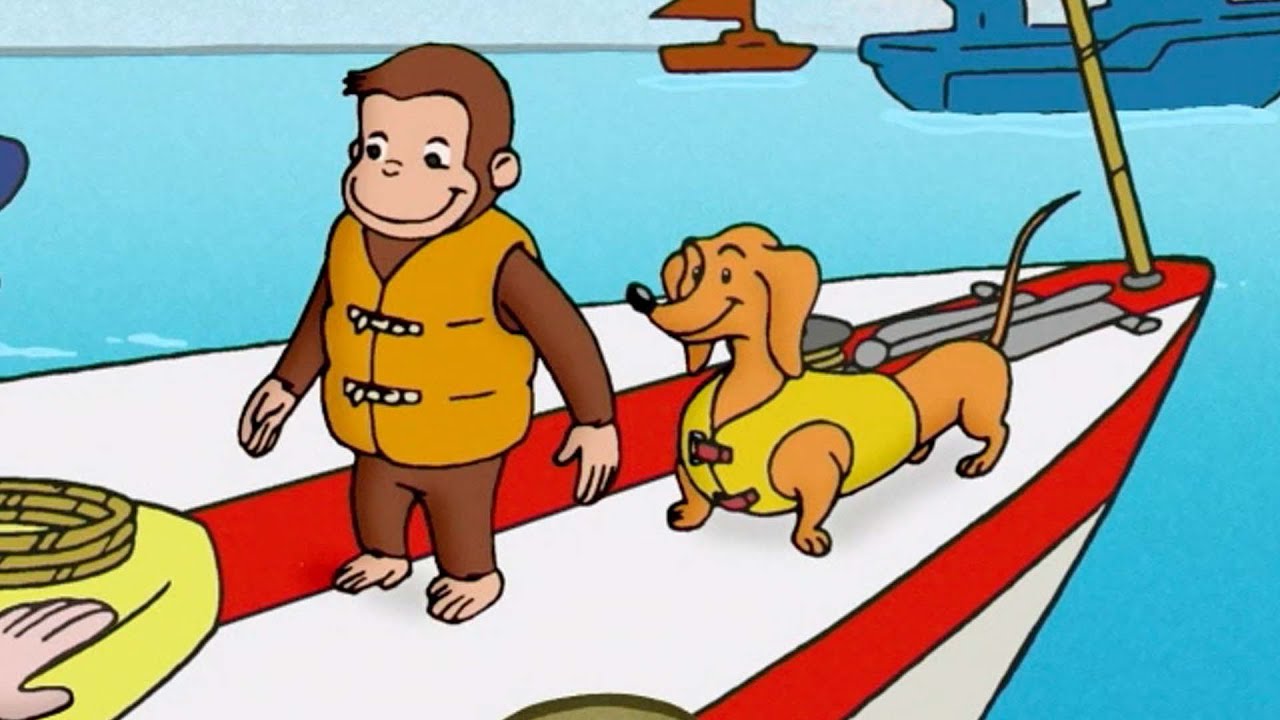 Curioso Come George 🐵 George va in barca a vela 🐵Cartoni per Bambini ...