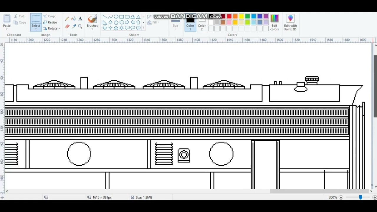 My Microsoft Paint Train Drawings Pilot (Official) - YouTube