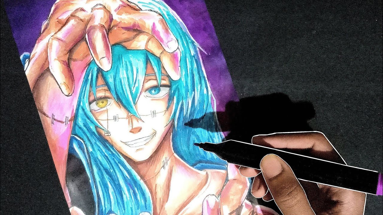 how to draw mahito from jujutsu kaisen #jujutsukaisen #gojo #sukuna ...