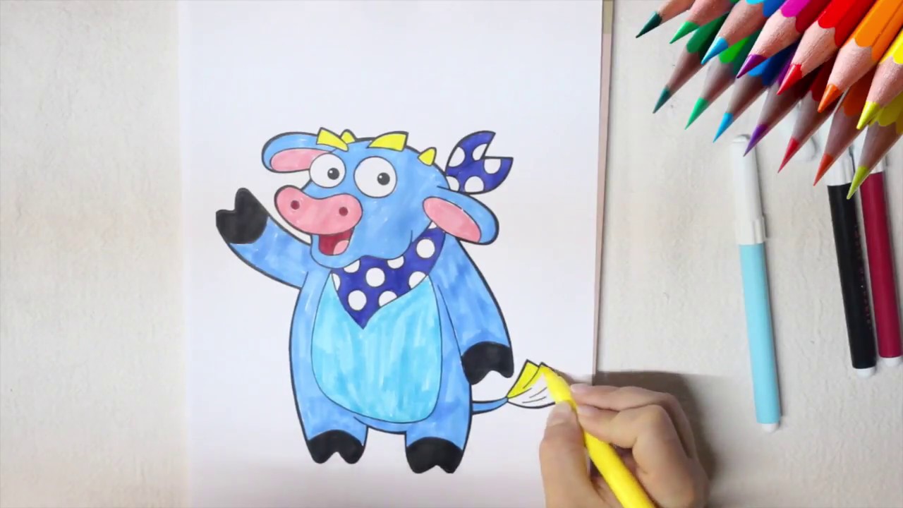 Coloring BENNY Drawing from DORA THE EXPLORER - Fun Sketch with # ...