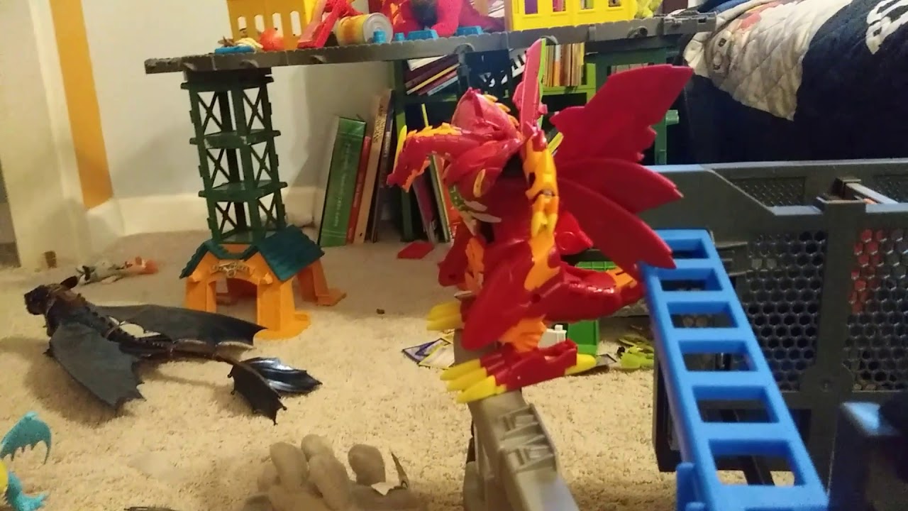 Stormfly Loves Toothless #2 - How To Train Your Dragon - Godzilla - YouTube