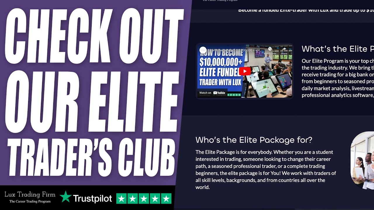 Our Elite Trader's Club - YouTube