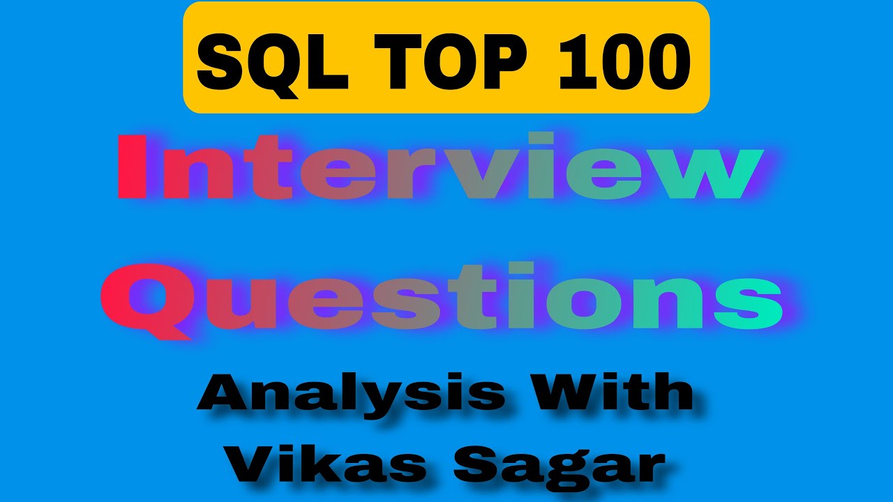 SQL for Data Science: Top 100 Interview Questions Series - Question 34 ...
