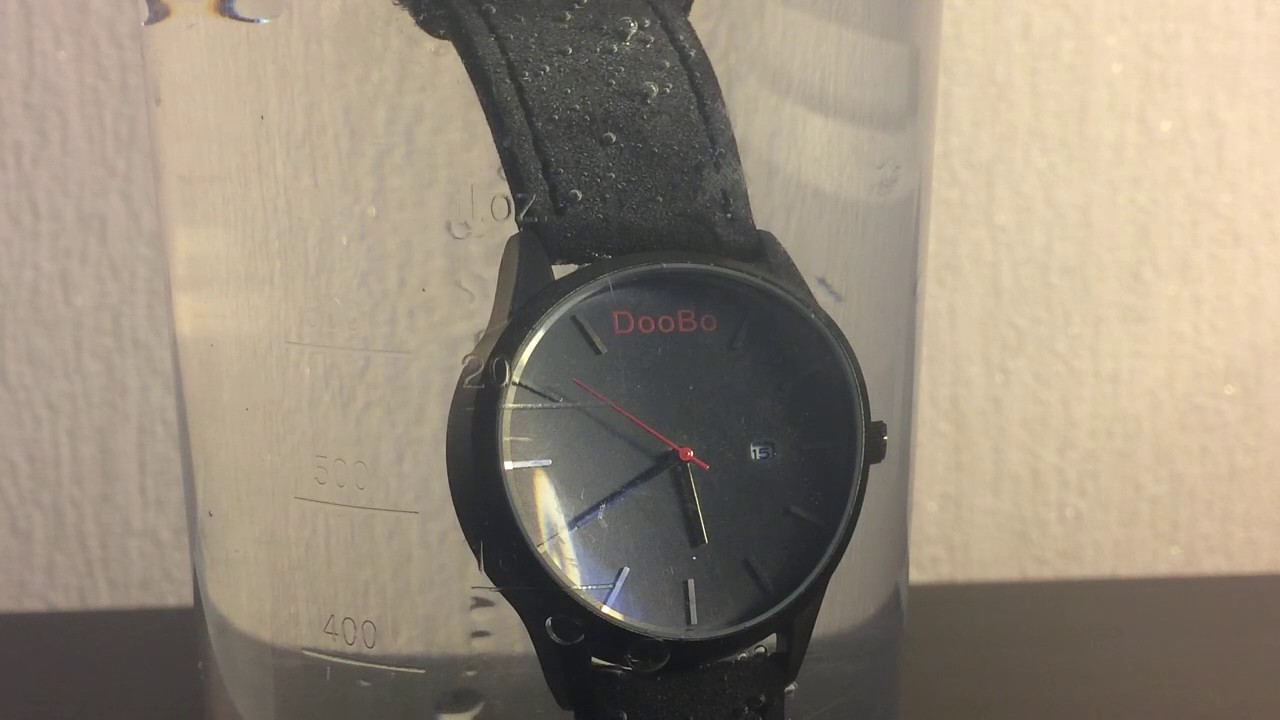 Часы DooBo. Тест на водонепроницаемость! - YouTube