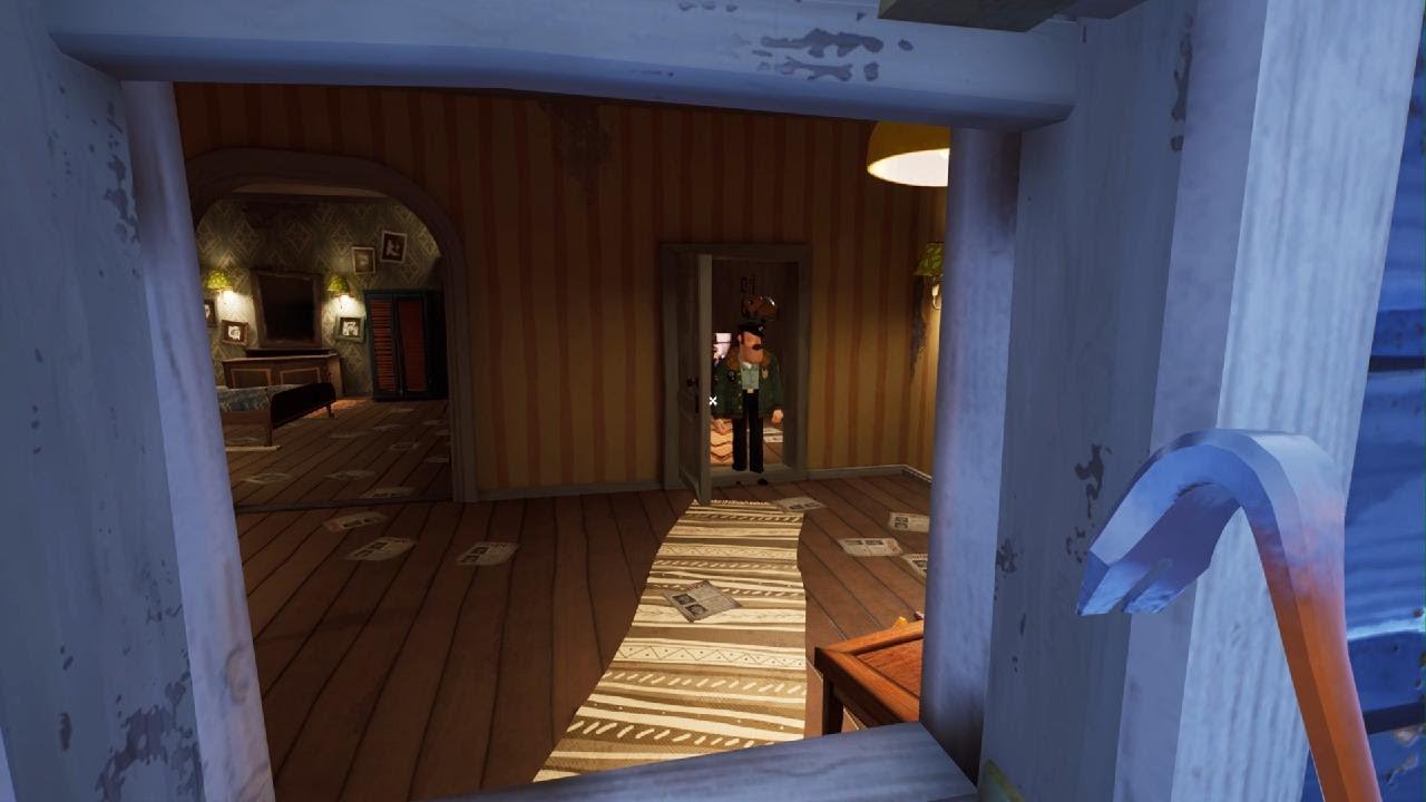 Crazy npc in Hello Neighbor 2 - YouTube