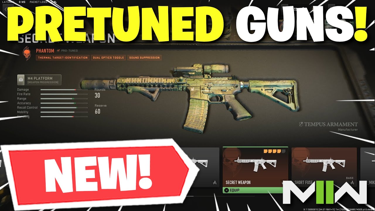 Modern Warfare 2 - Brand NEW PRE-TUNED Blueprints Coming With Season 1 ...