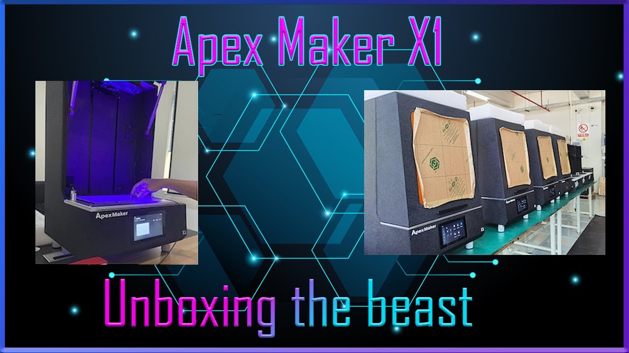 Apexmaker X1 - unboxing the beast - YouTube
