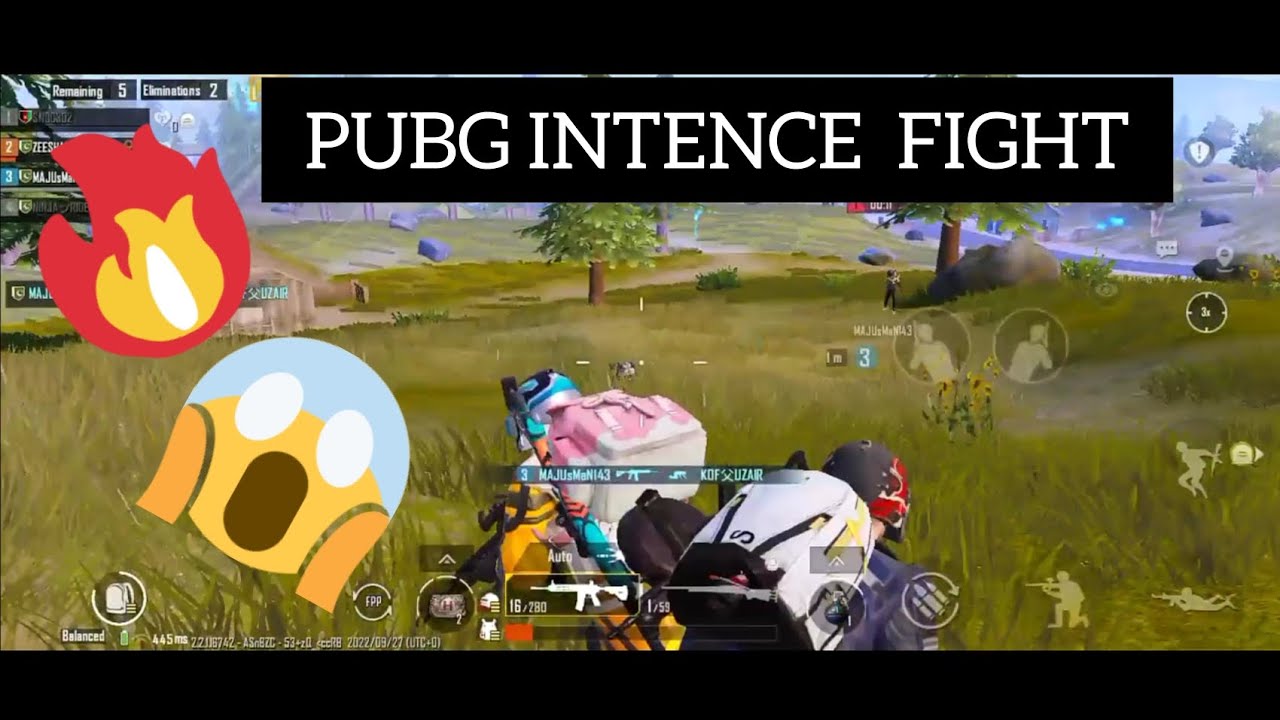 PUBG Mobile INTENCE FIGHT 🔥🔥🔥 #comeback - YouTube