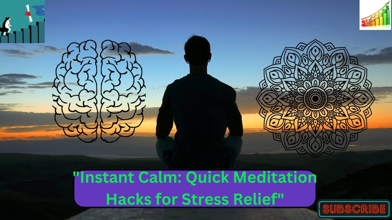 Instant Calm: Quick Meditation Hacks for Stress Relief #motivation # ...