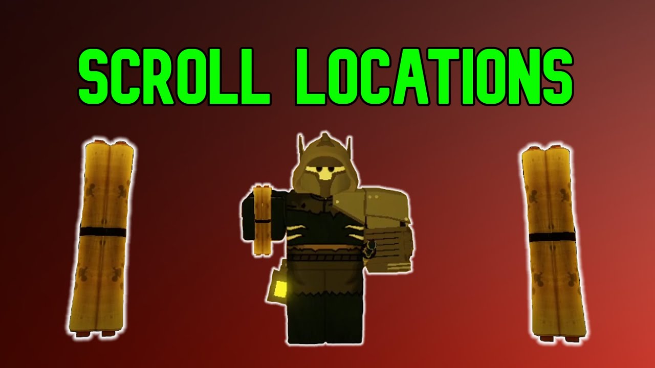 Best Locations To Find Scrolls | Fighting Game - YouTube