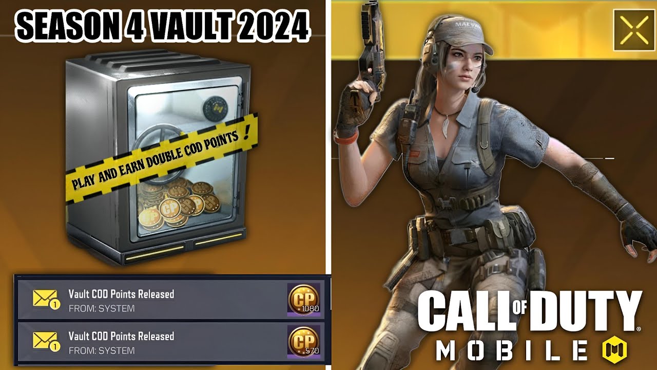 *NEW* 🤤 DOUBLE CP VAULT COD POINTS CODM 2024 | VAULT COD POINTS CODM ...