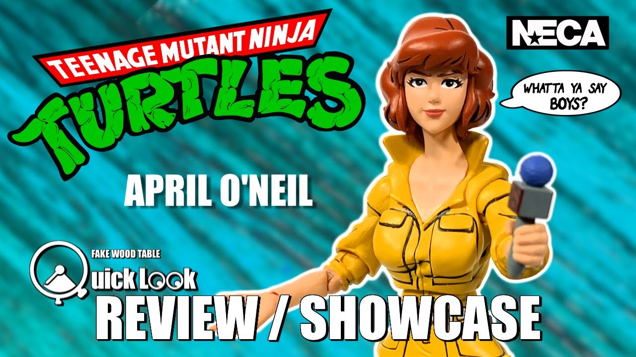 NECA Teenage Mutant Ninja Turtles - April O'Neil (Quick Look Review ...