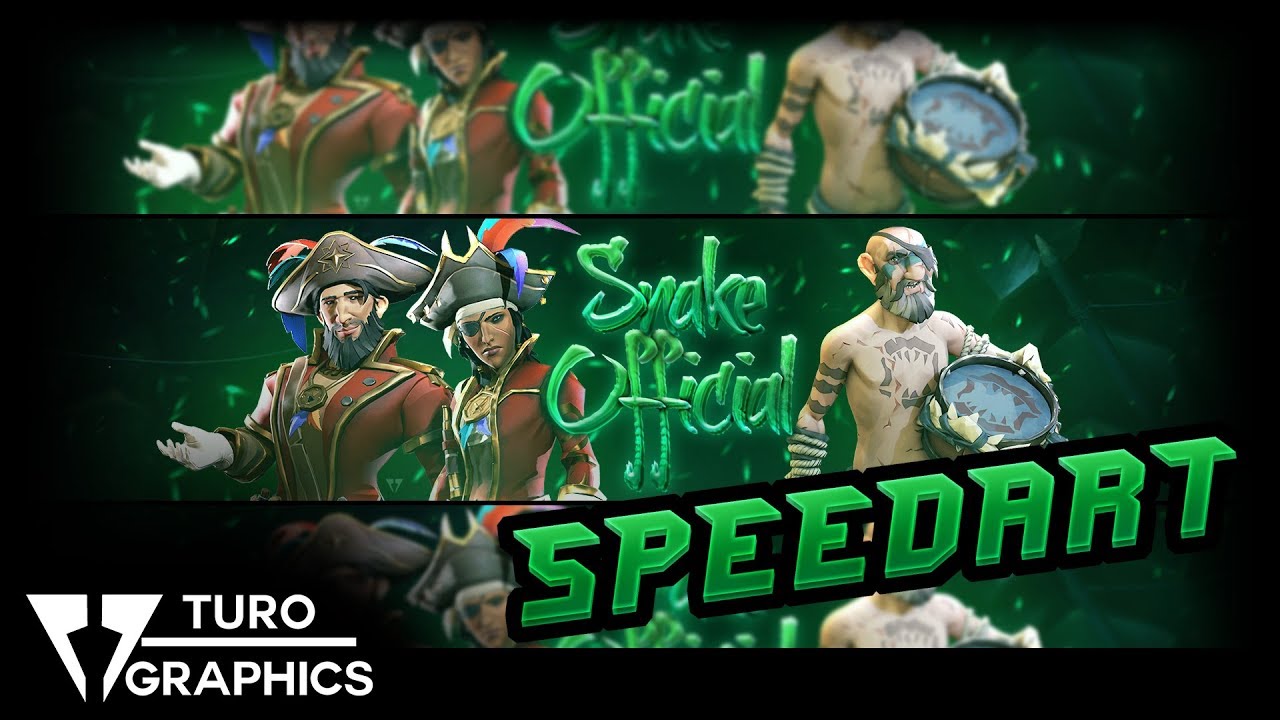 Sea of Thieves Banner for Snake Official - Speedart - | TuroGraphics ...