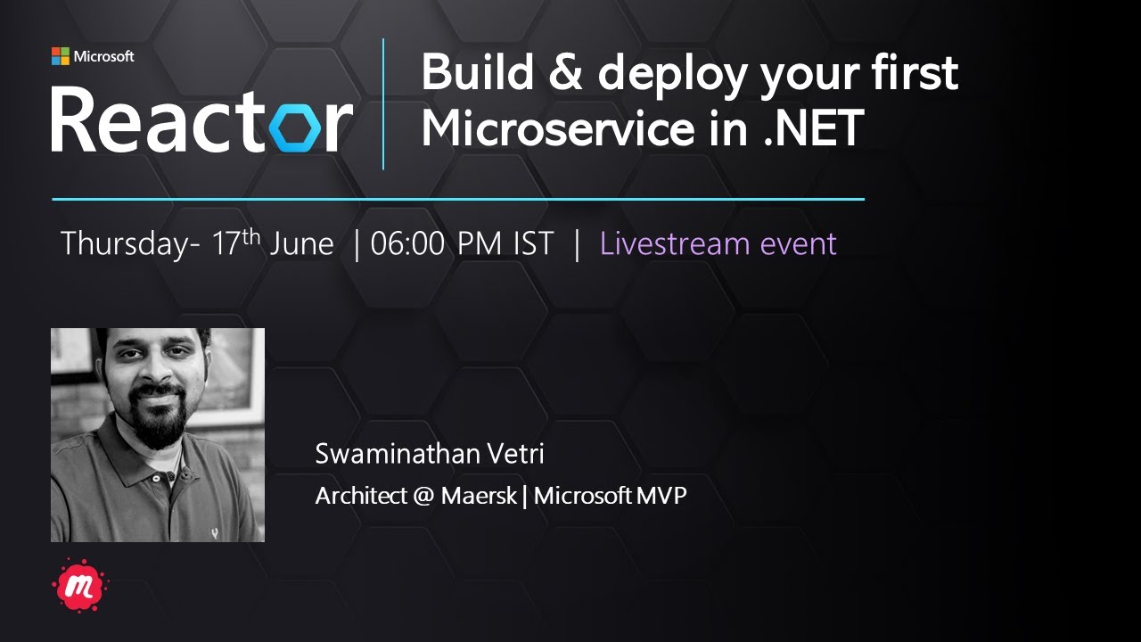 Build & Deploy your First Microservice in .NET Build & Deploy your First Microservice in .NET