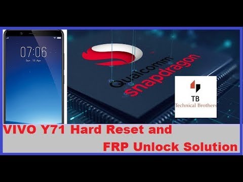 Vivo y71 frp unlock by test points without box - YouTube